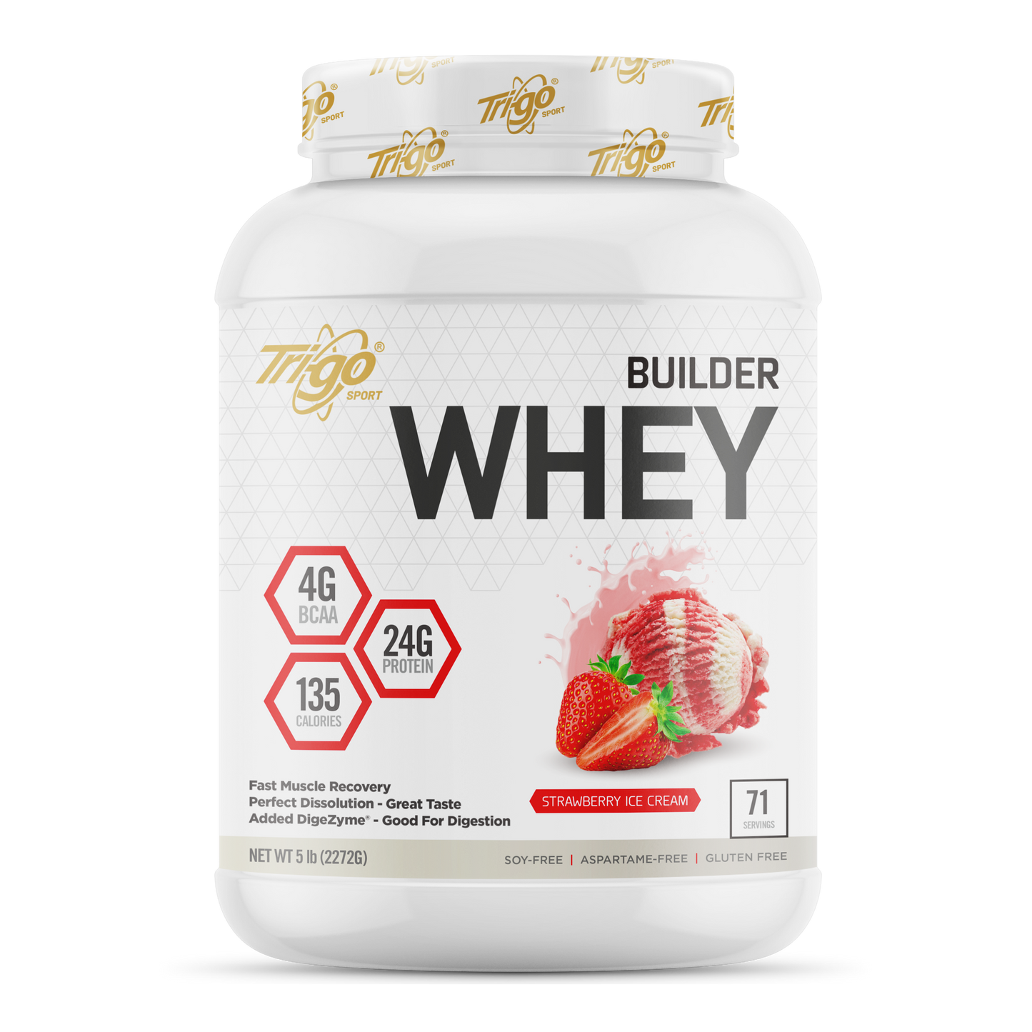 Builder Whey Protein 5lb – Tri-go